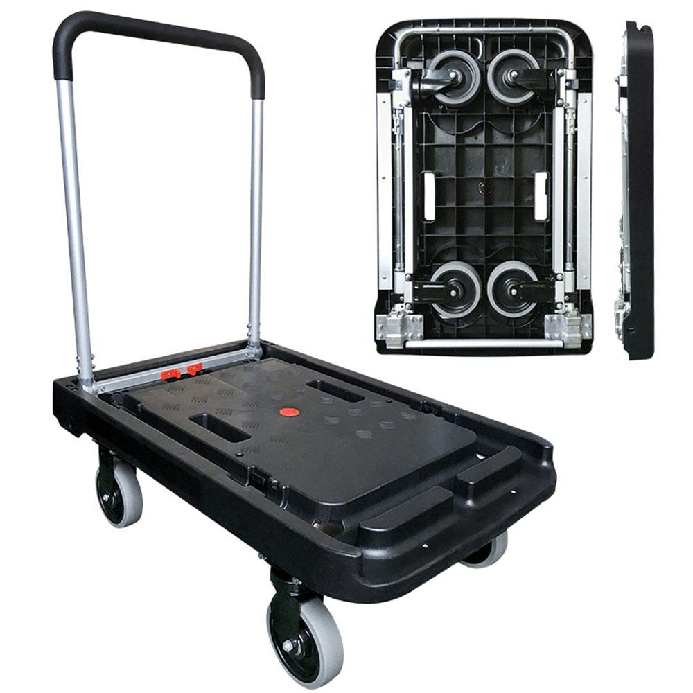 Buy JYKOO Compact Platform Truck, Folding Trolley Cart, Wheels and ...
