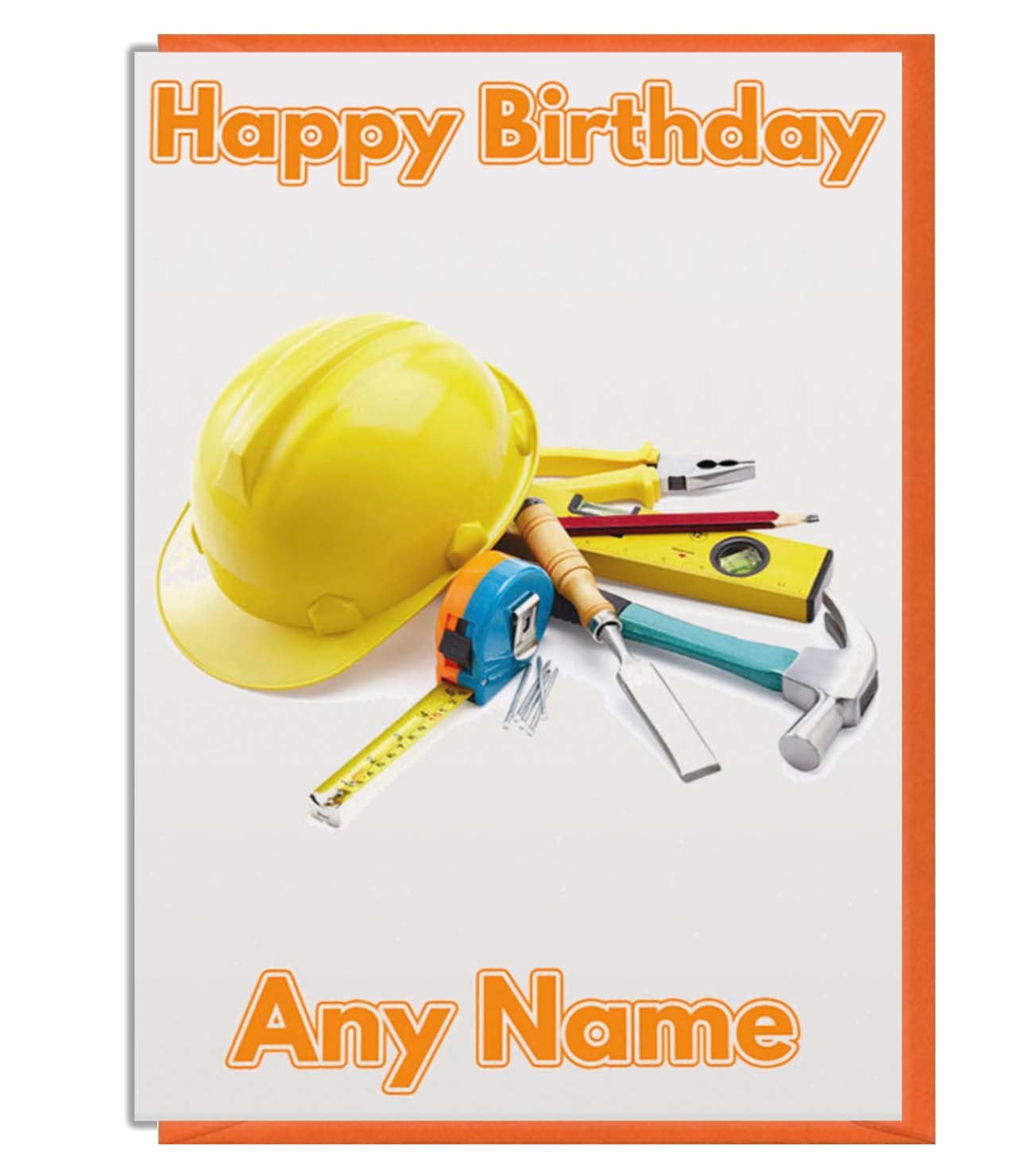 AK Giftshop Builder DIY Themed Personalised Birthday Card - ADD A NAME ...