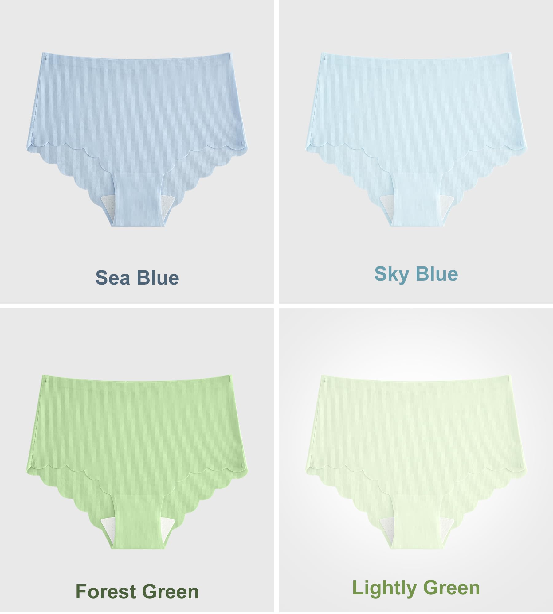 Snapklik.com : SHARICCA Seamless High Waisted Underwear For Women ...