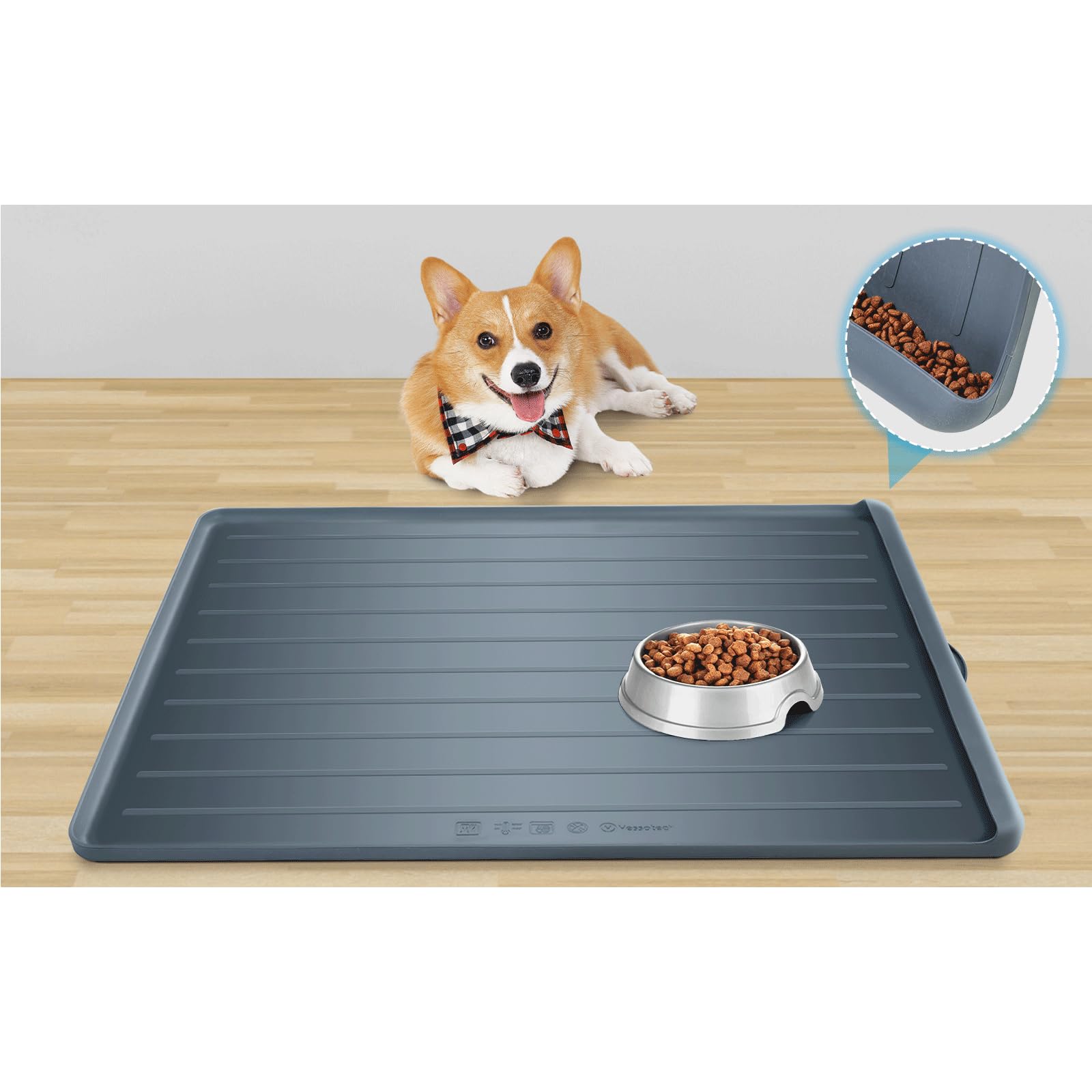 Pet Food Mat Dog Food Mat | Cat Food Mat | Helpen Pets