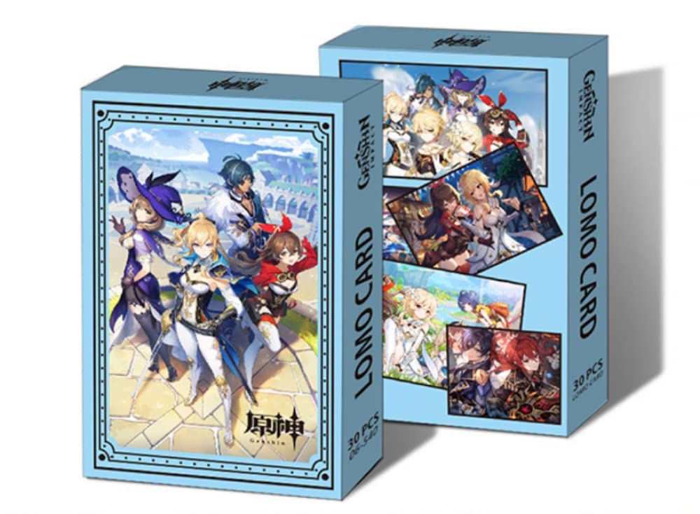 Buy Goodern 30 Pcs Anmie Genshin Impact Lomo Cards Genshin Impact Photo ...