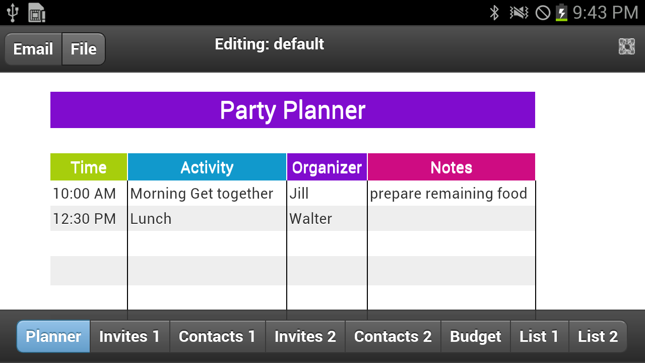 Party Planner - App on Amazon Appstore