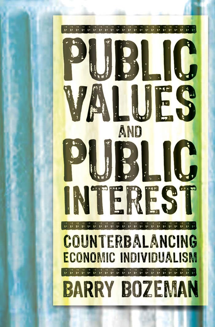 Public Values and Public Interest: Counterbalancing Economic ...