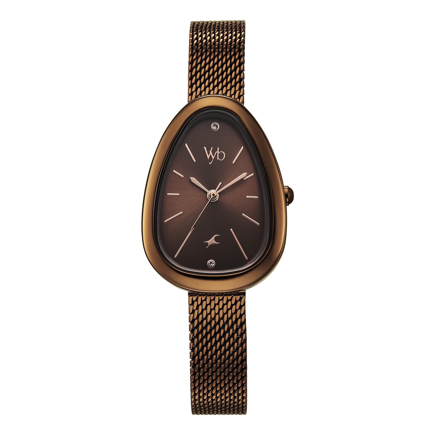Buy Fastrack Vyb Prodigy Quartz Analog Coffee Brown Dial Coffee Brown ...