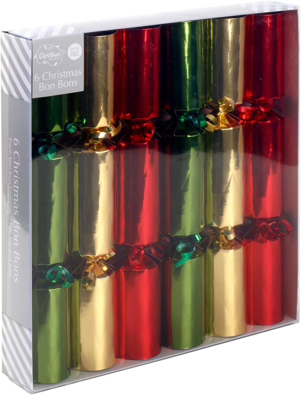 6X 12 Large Christmas Bon Bons Xmas Foil Luxury Premium Crackers Gift ...