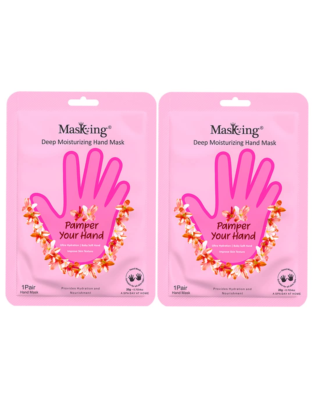 Masking Hand Mask for Deep Moisturising, Hydration & Nourishment ...