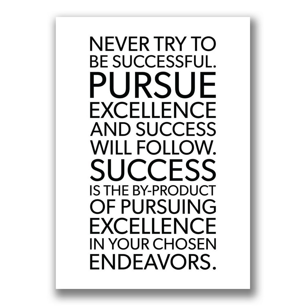 Pursuing Excellence Art