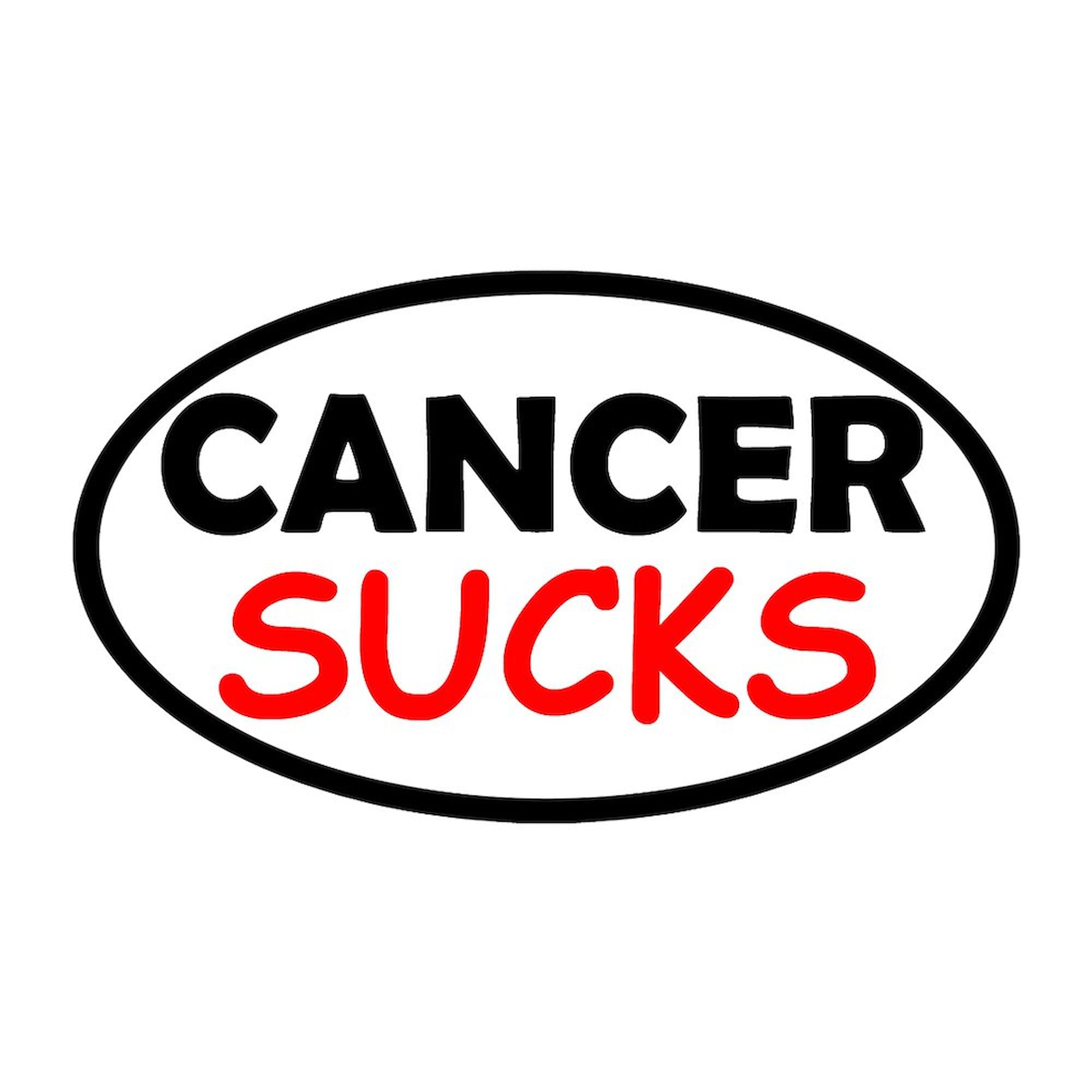 "Cancer Sucks" Vinyl Decal Sticker – Breast Cancer Awareness, Choose ...