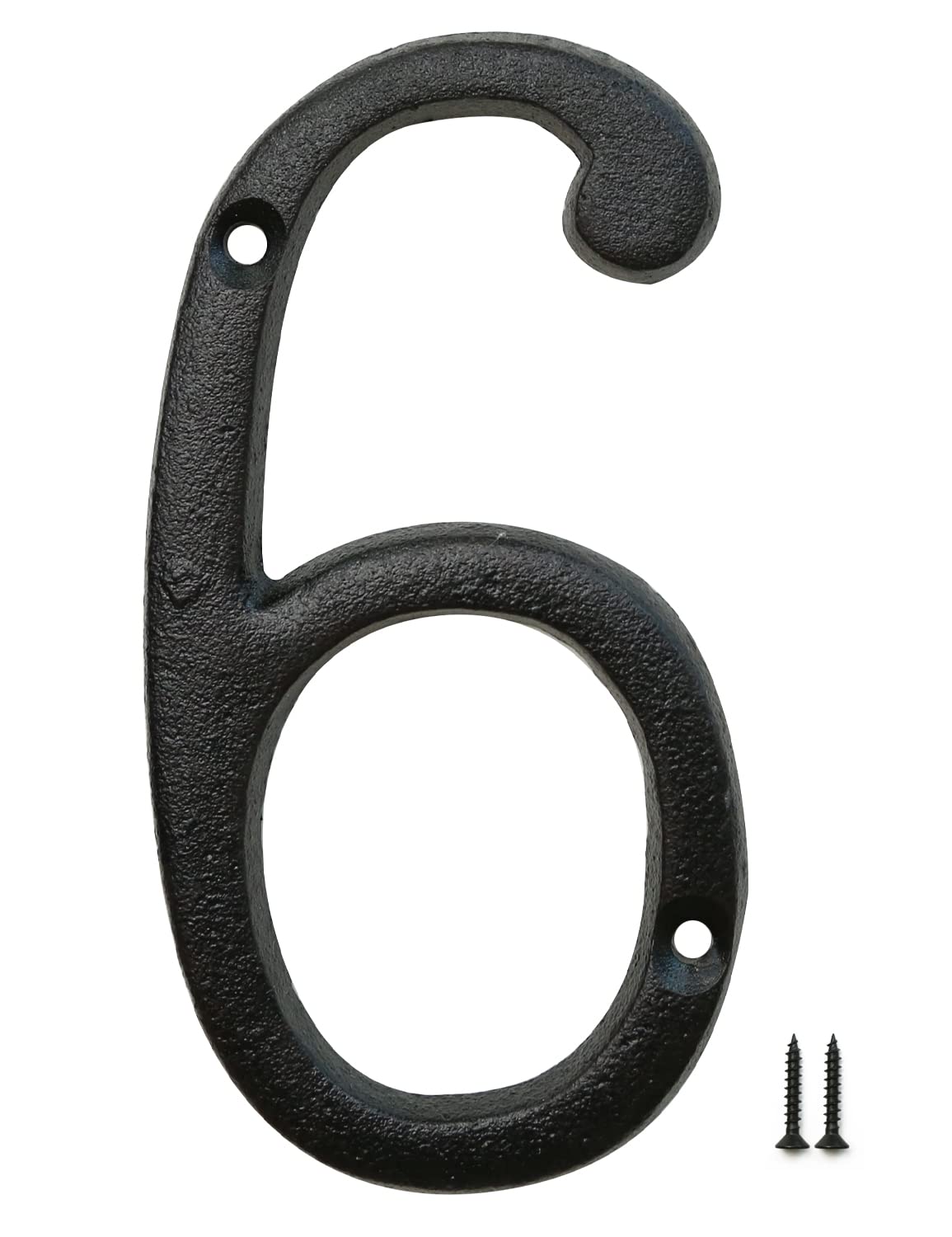 Amazon.com: FITOUS 5.5 Inch High Cast Iron House Numbe Outsider, Solid ...
