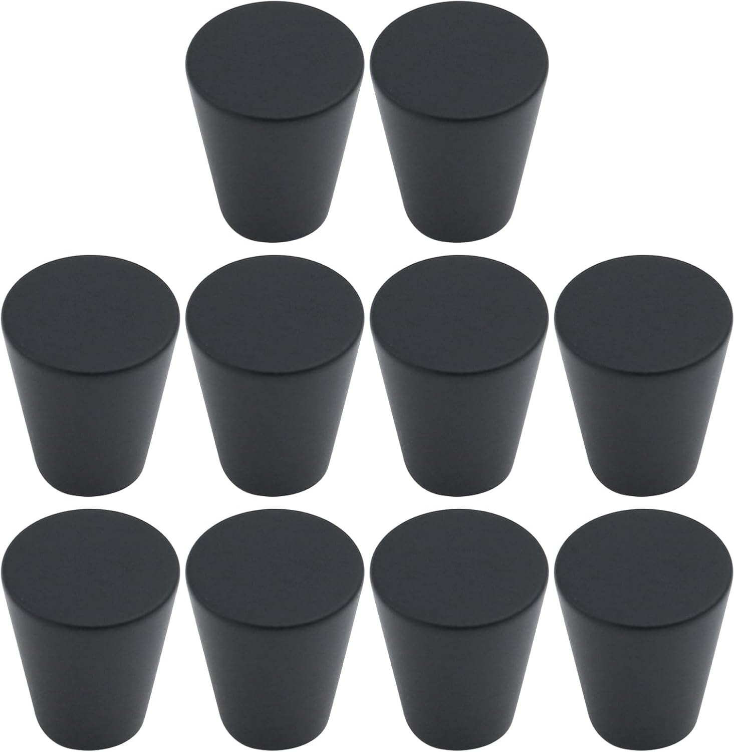 Savagrow 10Pcs Conical Knobs Single Hole Knobs for Drawers & Dresser ...