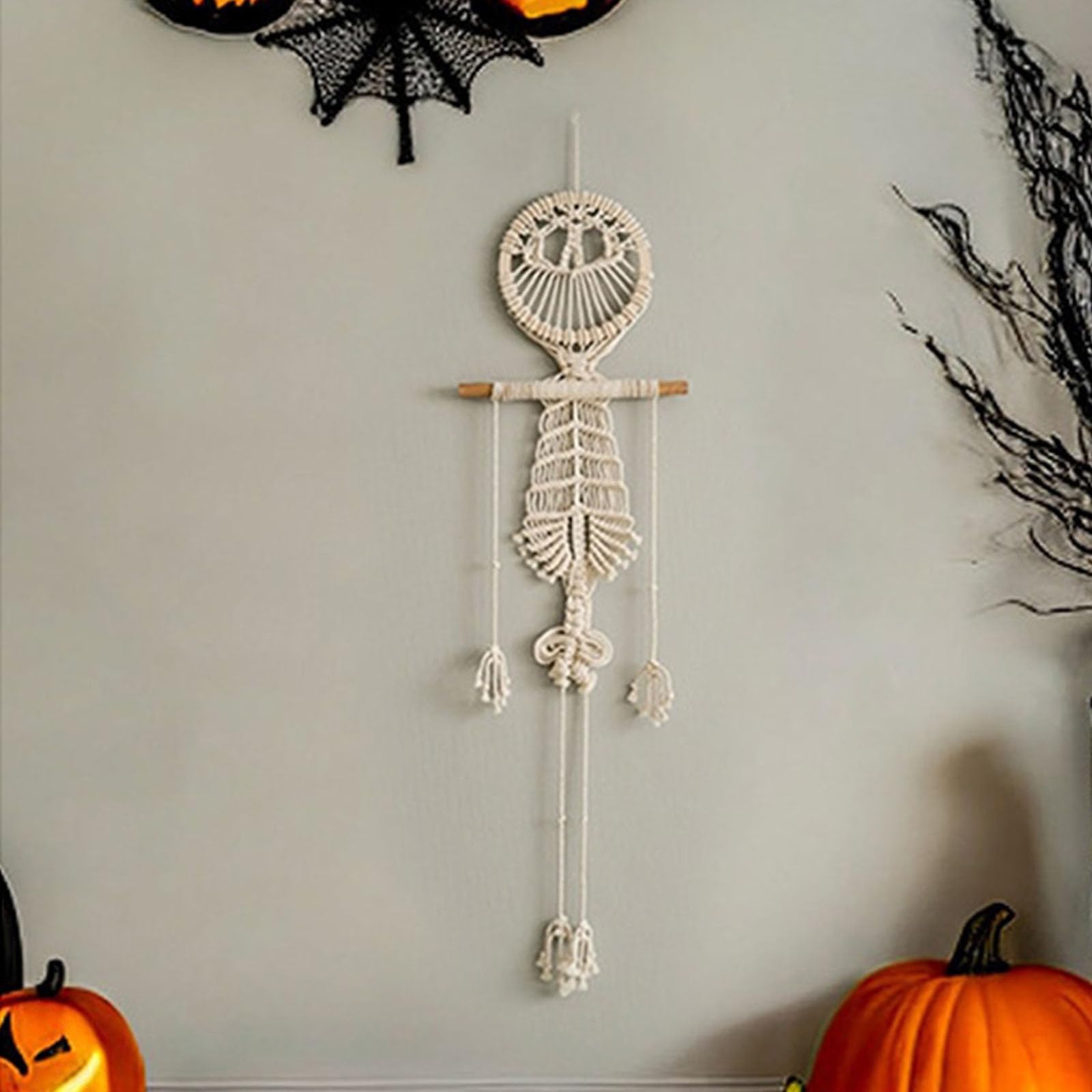 Amazon.com: VIVIANYO HD Boho Macrame Wall Hanging Halloween Decorations ...