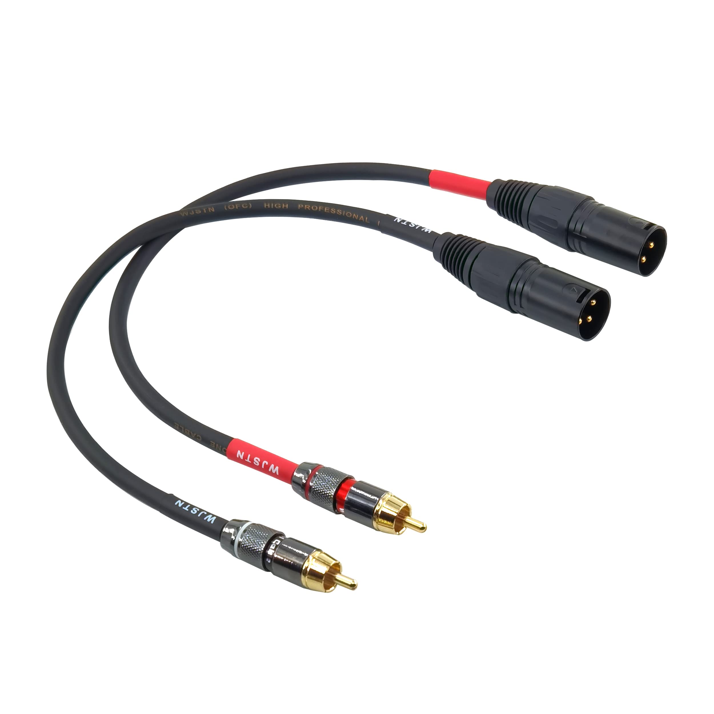Amazon.com: Suanqi RCA to XLR Cable, XLR Male to RCA Male Cable, RCA ...