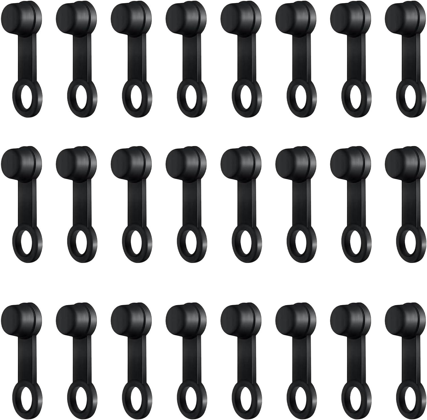 Amazon.com: 18PCS Black Brake Dust Cover, Rubber Dust Stem Cover ...