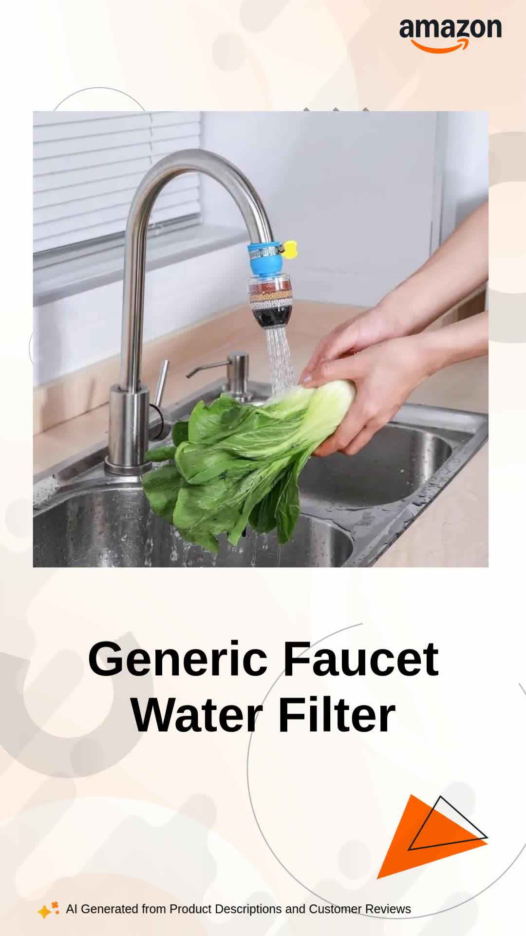 Watch Generic Faucet Water Filter on Amazon Live