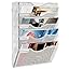 TQVAI 10 Pockets Wall File Holder, Mesh A4 Wall Mounted Document Holder ...