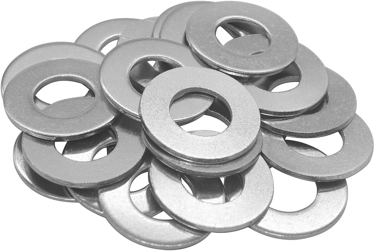 Amazon.com: Hillman, 50-Pack 280064 SAE 1/2-Inch Flat Washer, 1/2 ...