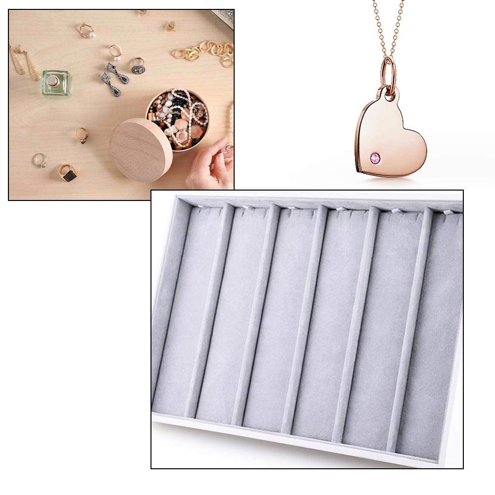 Strategy Game Velvet Stackable Jewelry Display Trays - Adjustable ...