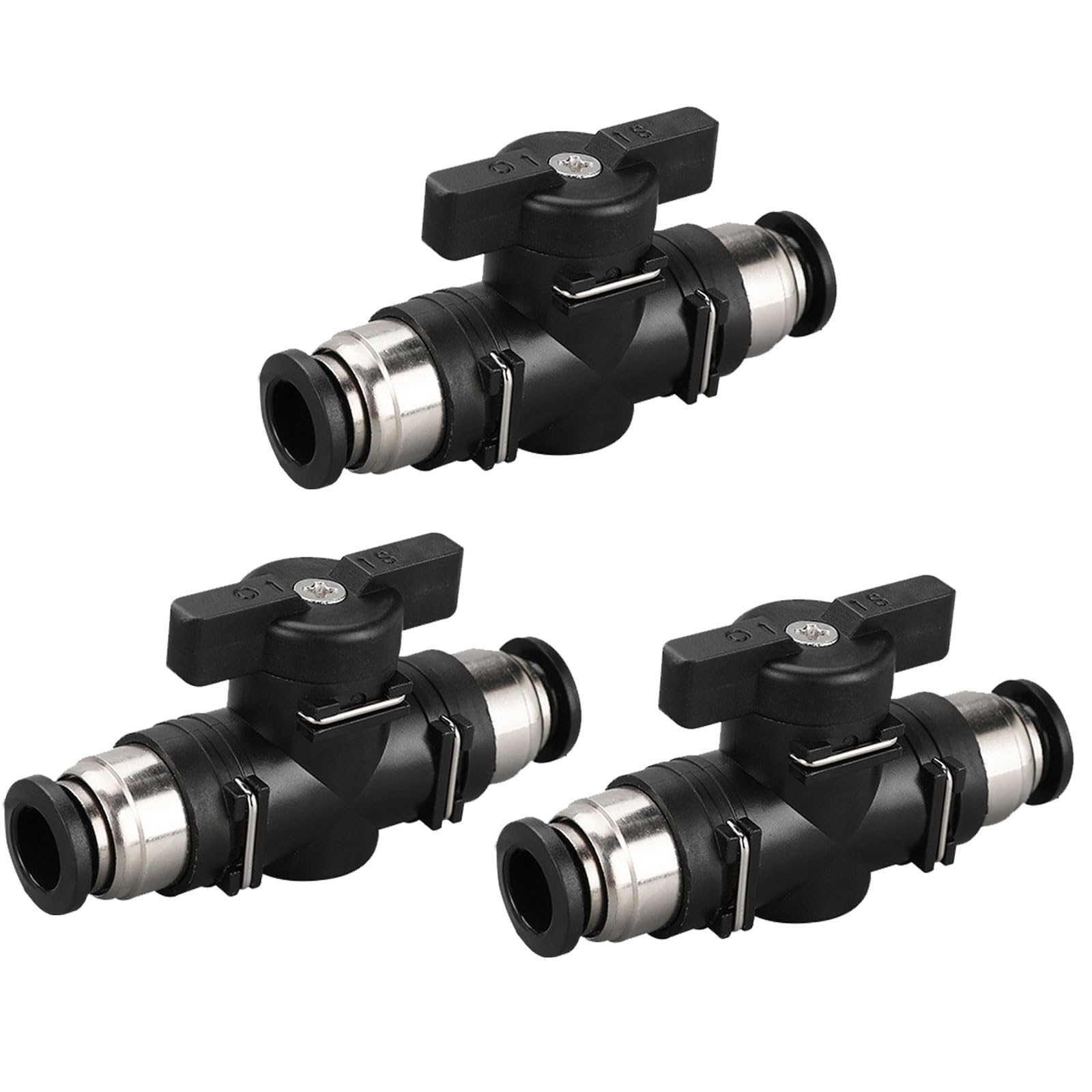 Snapklik.com : Eagles Push Connect Valve, 4mm X 4mm OD Pneumatic Ball ...