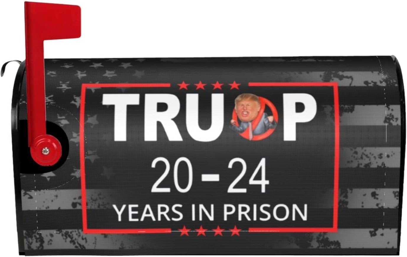 Amazon.com: Qauirfe Trump 20-24 Years in Prison Mailbox Cover 25.5" X ...