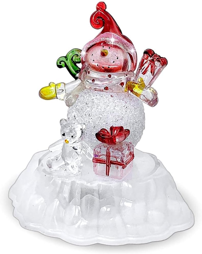 Amazon.com: BANBERRY DESIGNS Snowman Light Up Color Changing Christmas ...
