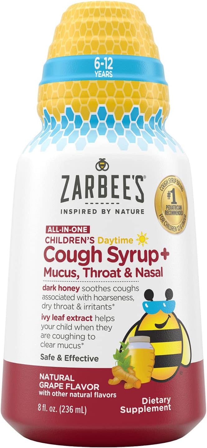 Amazon.com: Zarbee's Kids Cough + Mucus Syrup Day/Night Value Pack for ...