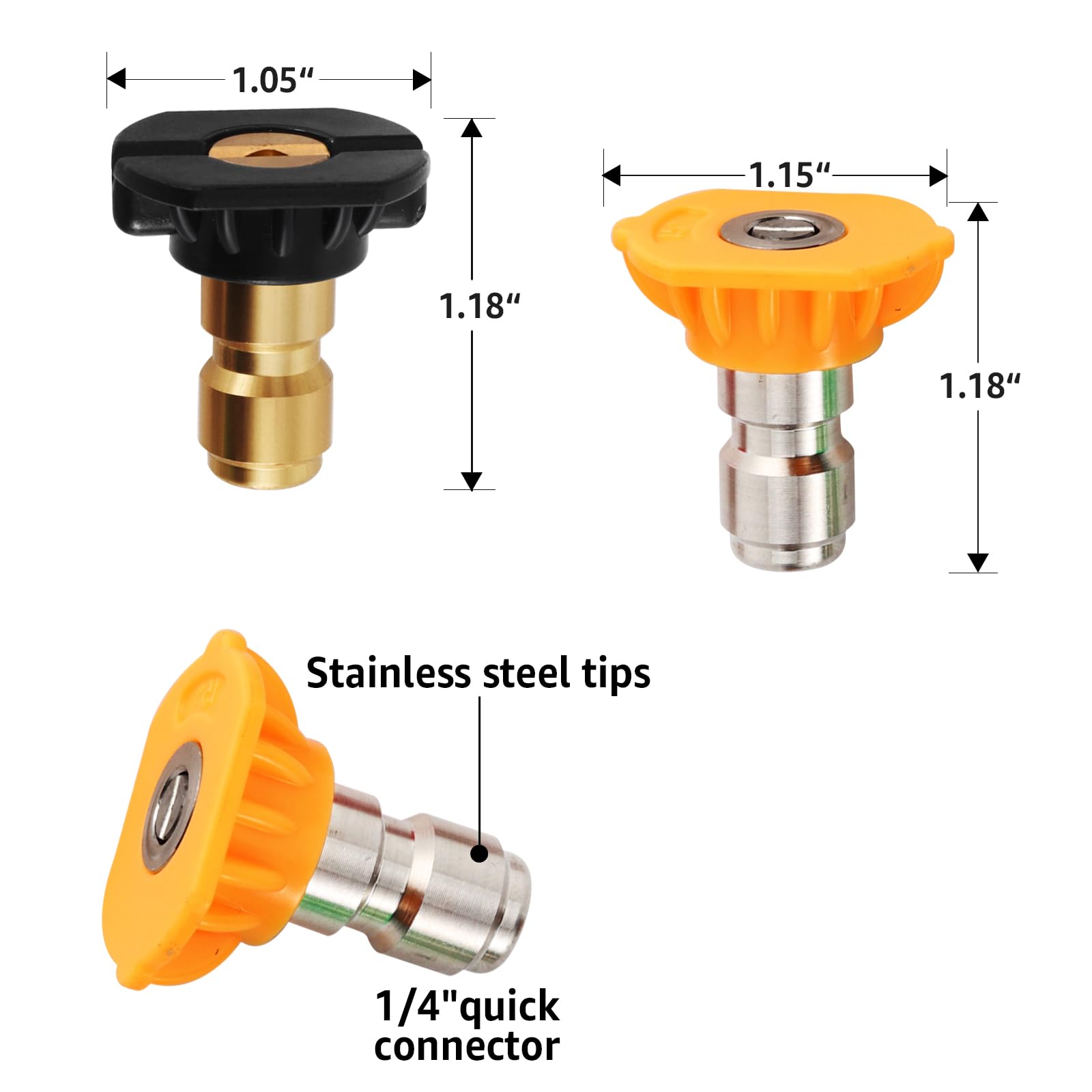 Snapklik.com : Pressure Washer Tips Pressure Washer Nozzle Tips 4500 ...
