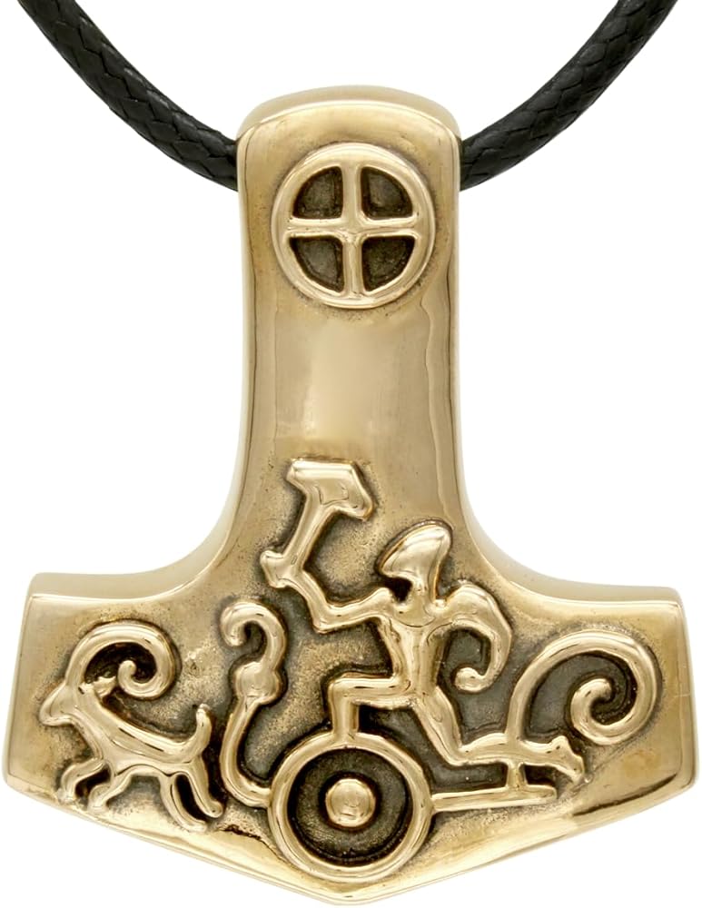Bronze Mjolnir Pendant MJÖLNIR Thor's Hammer, Pendant, Bronze