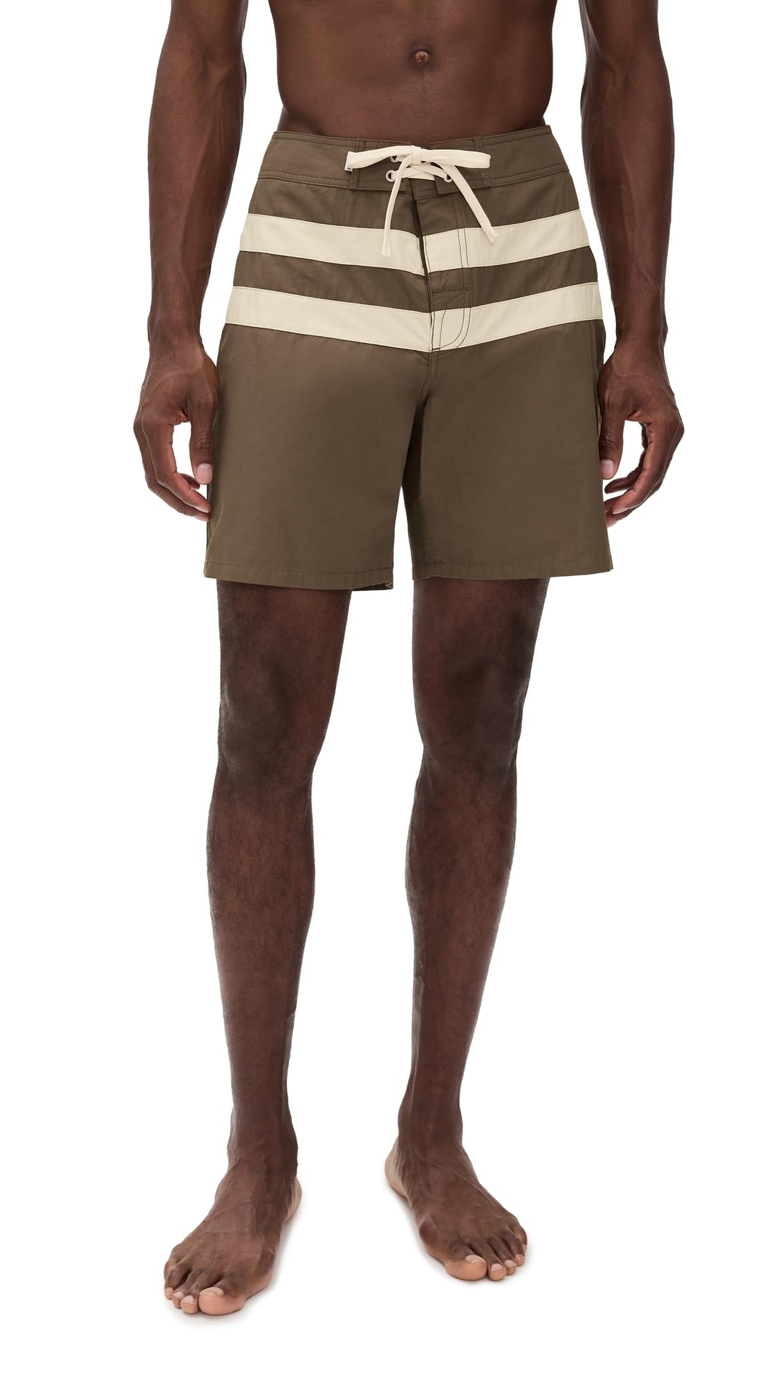Snapklik.com : RHYTHM Mens Twin Fin Swim Trunks 7"