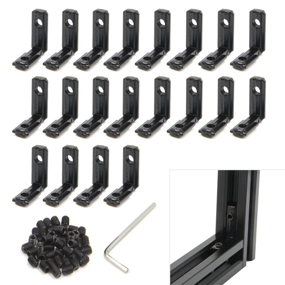 Amazon.com: Yeebyee Inside Corner Bracket L-Shape 90 Degree Joint ...