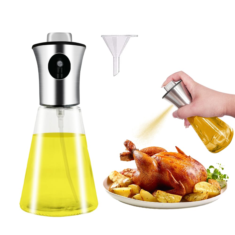 Oil Sprayer Bottle, Olive Oil Sprayer Mister, 200ml Olive Oil Spray ...
