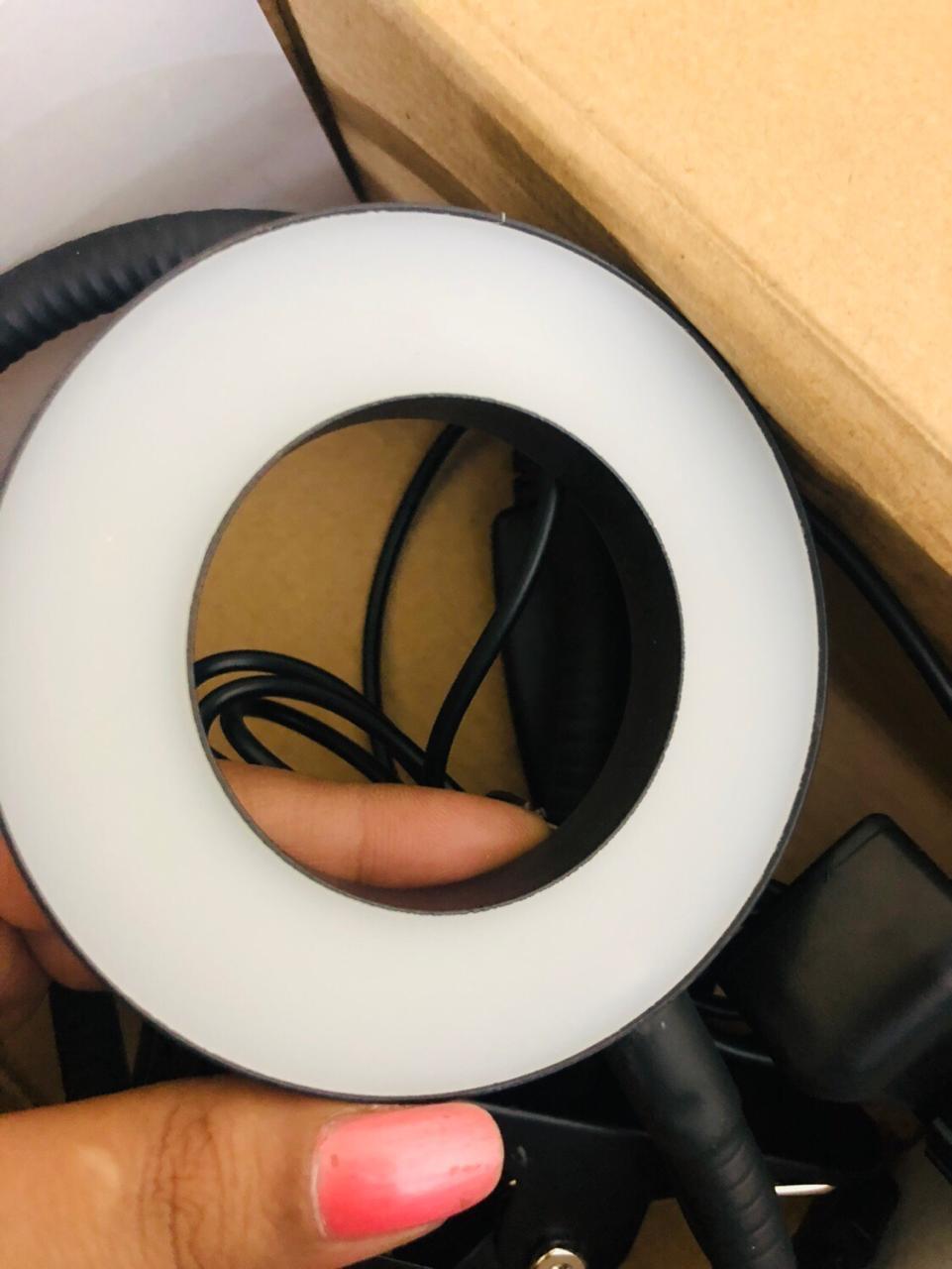 SHYLOC Selfie Ring Light and Cell Phone Holder Stand for Live Stream ...