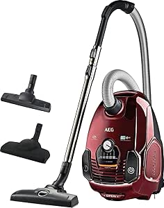 AEG VX7-2-CR-A 650 W Vacuum Cleaner (650 W, Cylinder Vacuum Cleaner, Dry, Dust Bag, 3.5 L ...