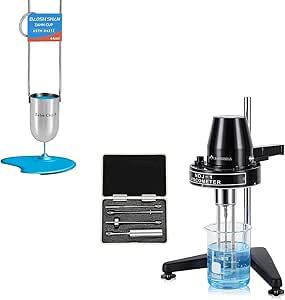 Amazon.com: BAOSHISHAN Zahn Cup #4 + NDJ-1 Rotary Viscometer : Industrial & Scientific