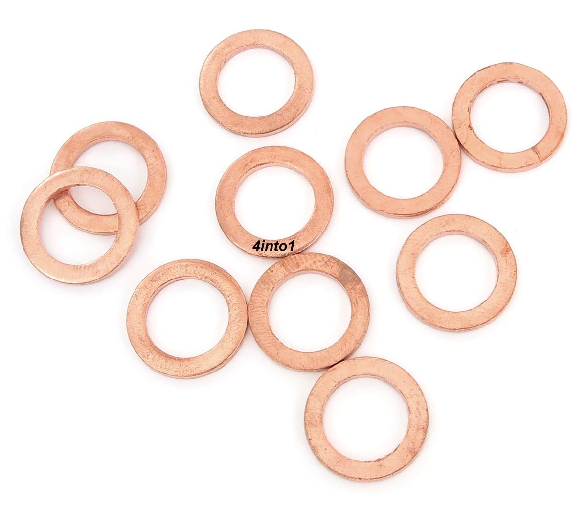 Amazon.com: Copper Crush Washers - 10 Pack - 10mm : Automotive