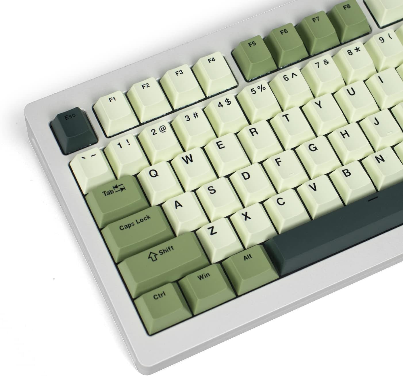 dagaladoo 125 Keys Matcha Green Keycaps, Cherry Profile PBT Double Shot ...