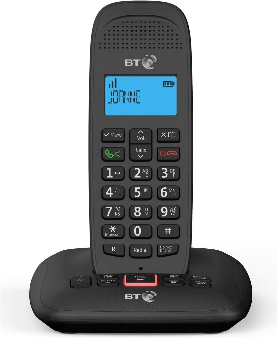 BT 3660 Single Digital Cordless Answerphone with Nuisance Call Blocker ...