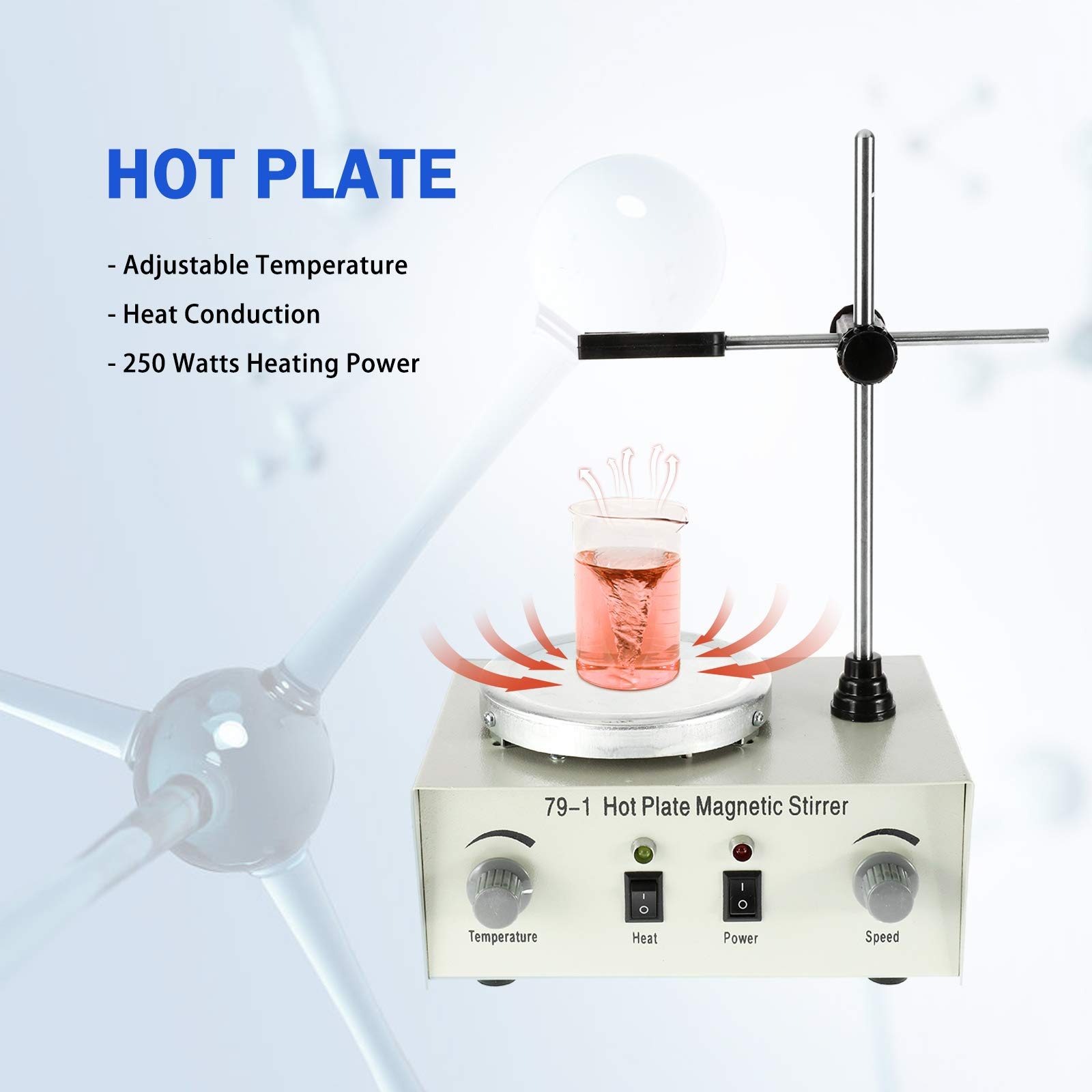 Beamnova Hot Plate Magnetic Stirrer Mixer Electric Laboratory Lab ...