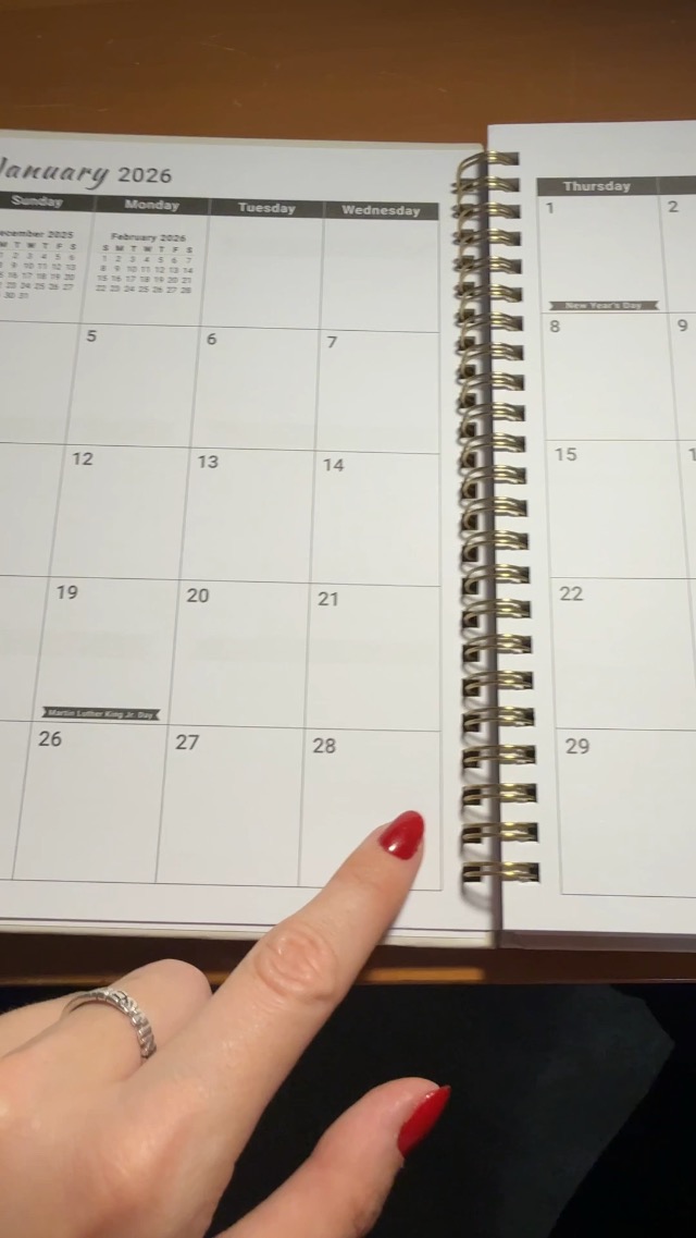 Watch IN DEPTH REVIEW of monthly planner! on Amazon Live