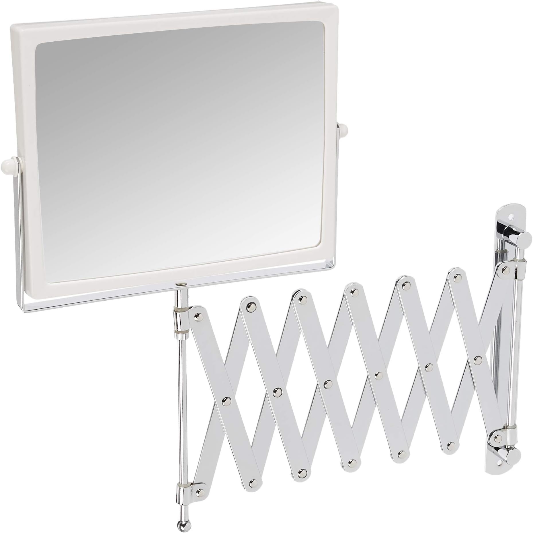 Amazon.com : JERDON Two-Sided Swivel Wall Mount Mirror - Vanity Mirror ...