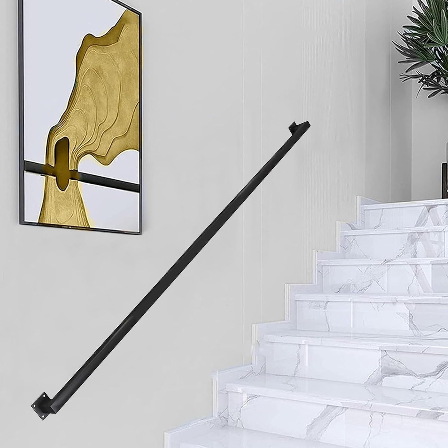 Handrails Banister for Staircase Stairs, Wall Mount Stair Railing ...