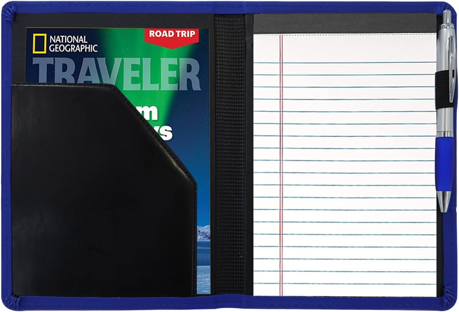 Amazon.com : Coupount Padfolio/Portfolio Binder, Mini Leather Padfolio ...