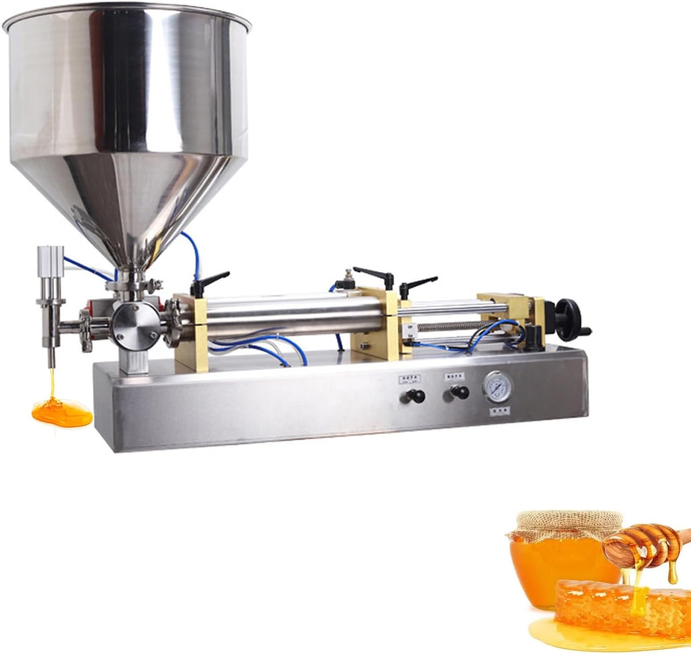 Amazon.com: Single-head Semi-Automatic Paste Filler 5-1000ML,Pneumatic ...