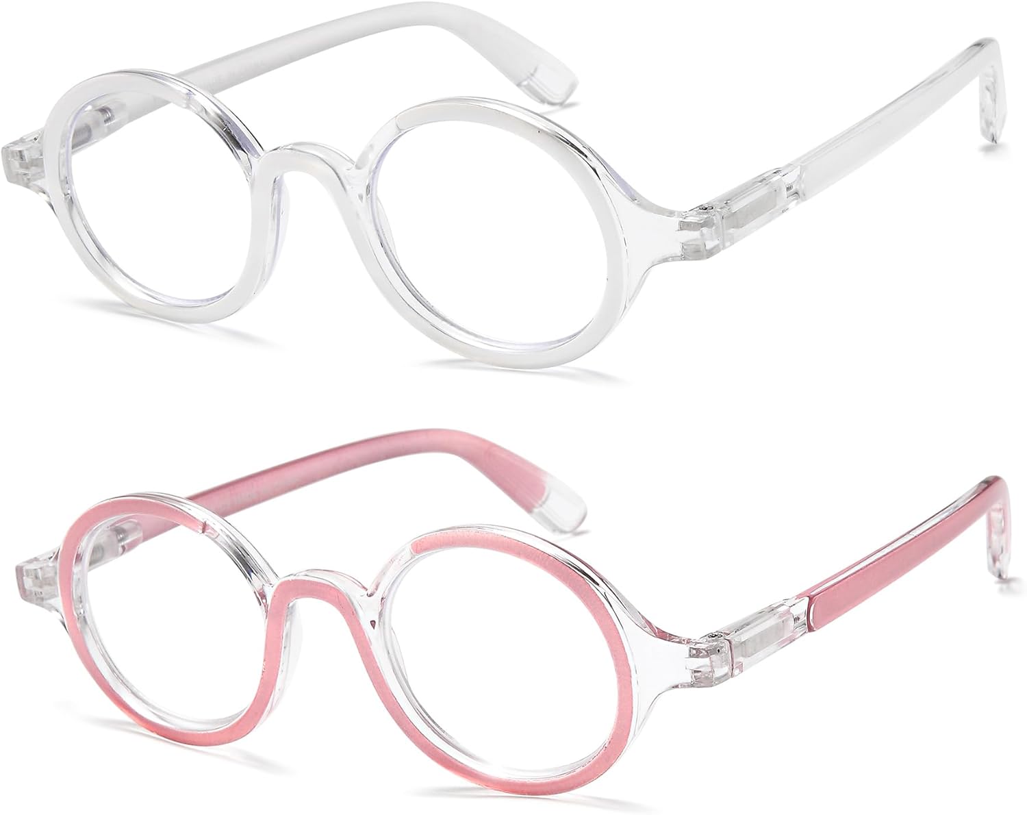 Gafas de lectura para mujeres y hombres, anteojos de lectura redondos ...