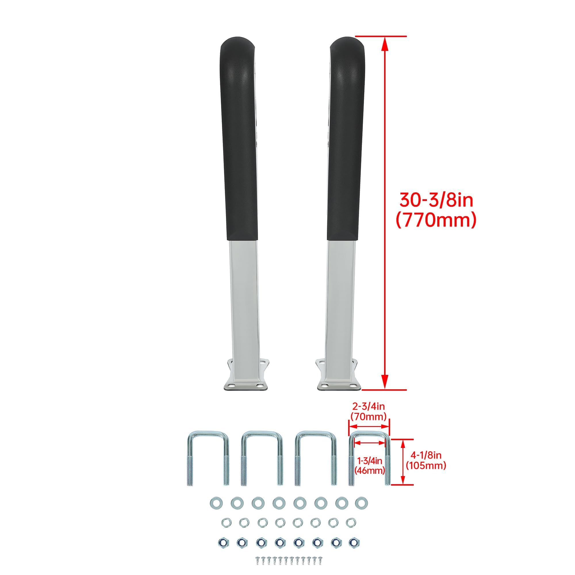 Snapklik.com : KUAFU 30" Pontoon Boat Trailer Loading Guide, Fits 2 ...
