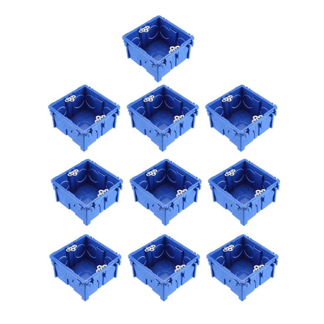 uxcell Wall Switch Box Deep Case Recessed Mount 86 Type Single Gang ...