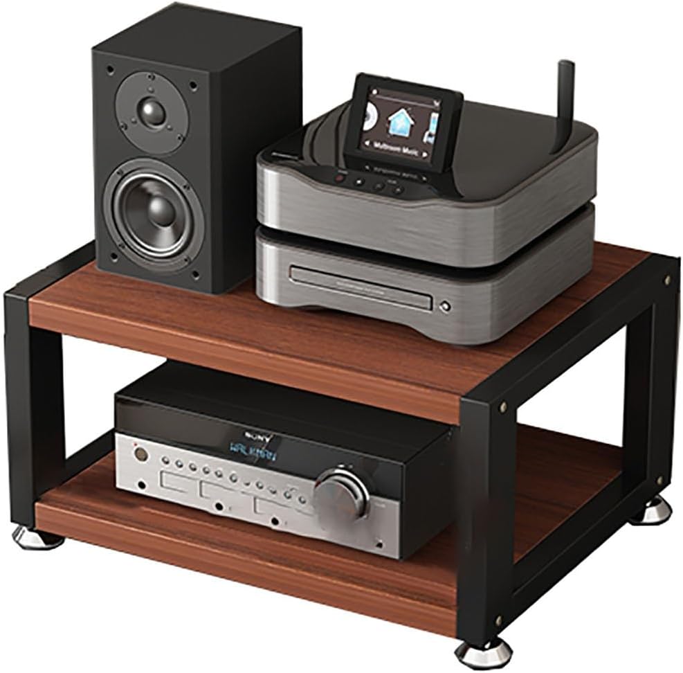 Amazon.com: Media Stand Audio Rack Portable Media Storage Rack AV Media ...