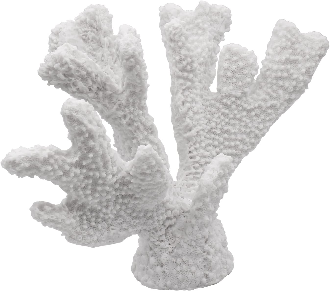 Afadorable Resin Coastal Coral Home Decor, White Artificial Coral Reef ...