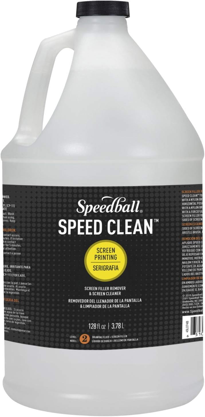 Amazon.com: Speedball Speed Clean Non-Toxic Screen Cleaner, 1 gal ...