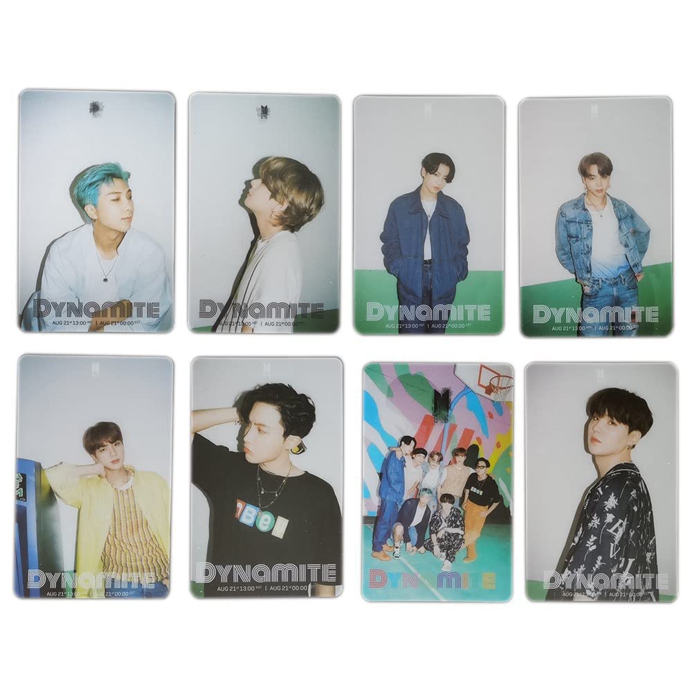 Buy Goodern 8 Pcs BTS Transparent Photocards BTS Album Dynamite ...