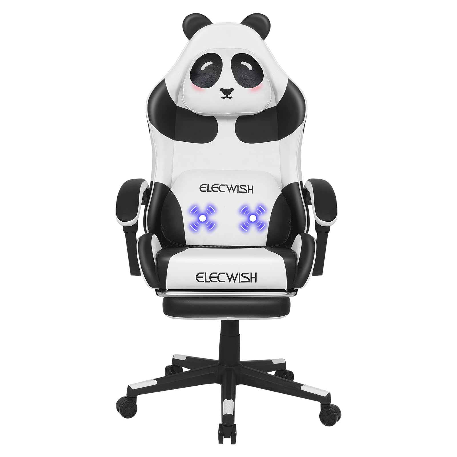 Amazon.com: ELECWISH Gaming Chair with Footrest, Cute Gaming Chair with ...